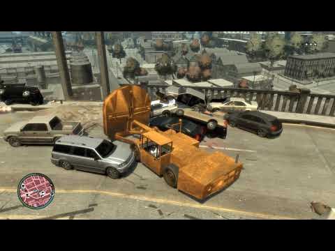 GTA4 - Ultimate traffic speed of 9999999. Digger GTA V. - YouTube