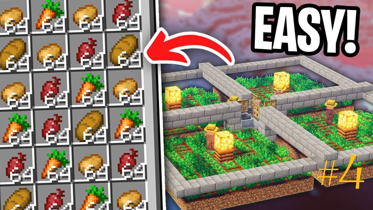 Easy food farm in Minecraft 🥰 #minecraft #gamerfleet #technogamerz # ...