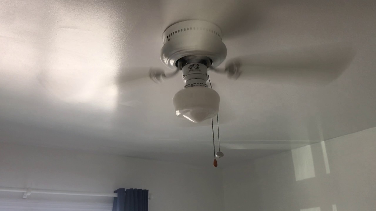 Hampton Bay Littleton Ceiling Fan (1 of 3) - YouTube