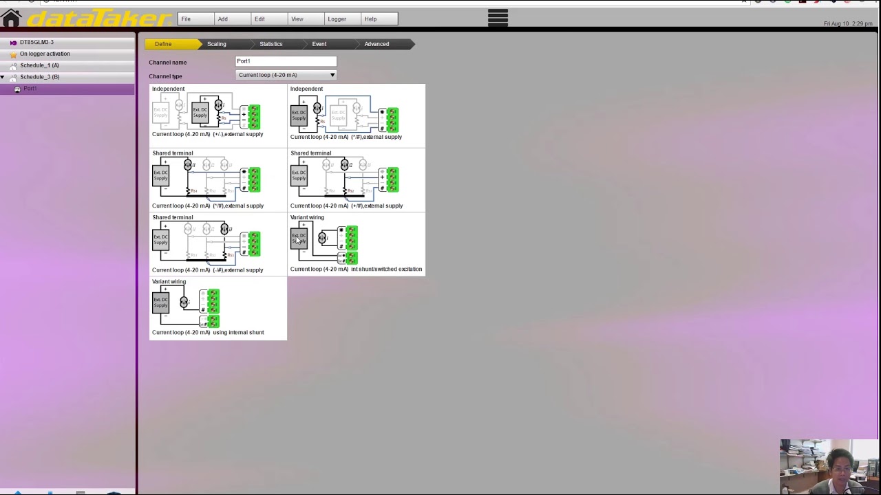Datataker DT85GM instruction for Wika A10 connection, DEX and ...