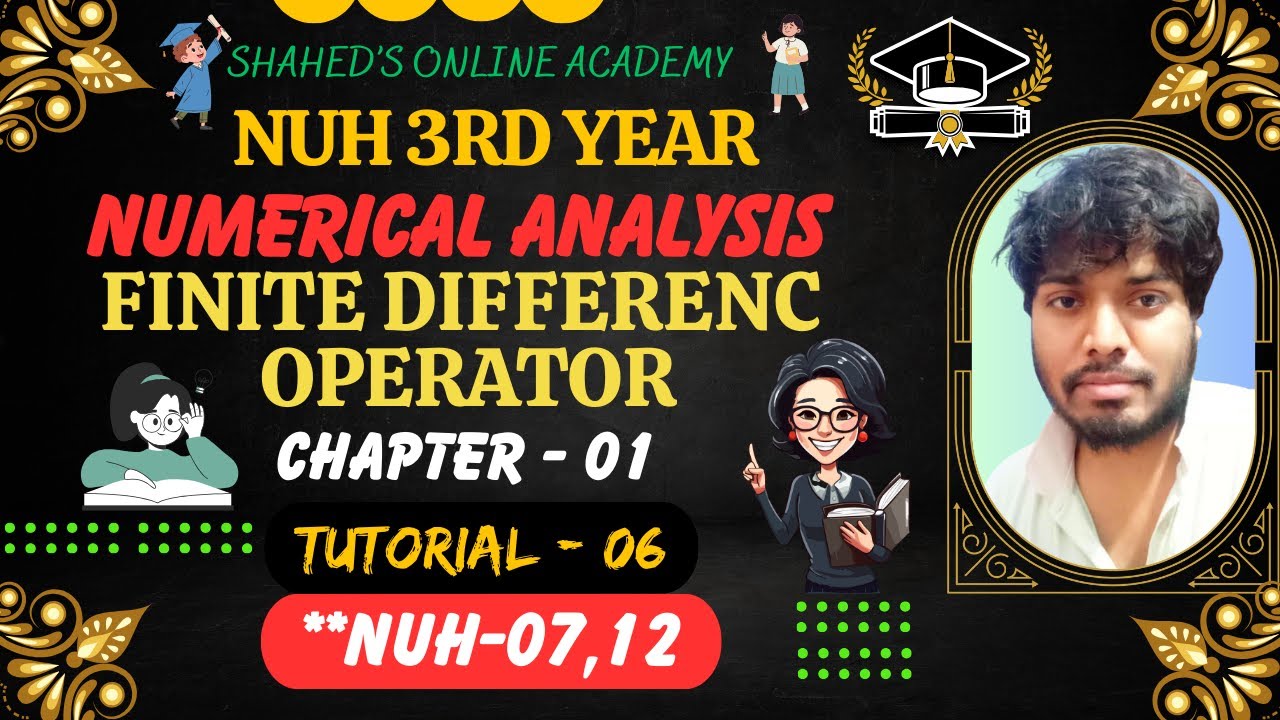 Numerical Analysis Chapter -01 [ Finite Difference Operator ] Tutorial - 06 - YouTube