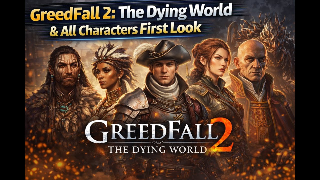 GreedFall 2: The Dying World - All Characters First Look - YouTube