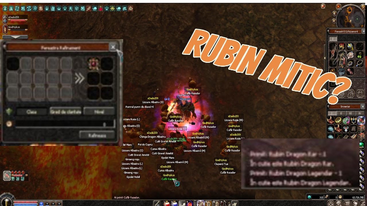 RUBIN LEGENDAR LA RAZADOR????METIN2RO ROMANIA 💯👌 - YouTube