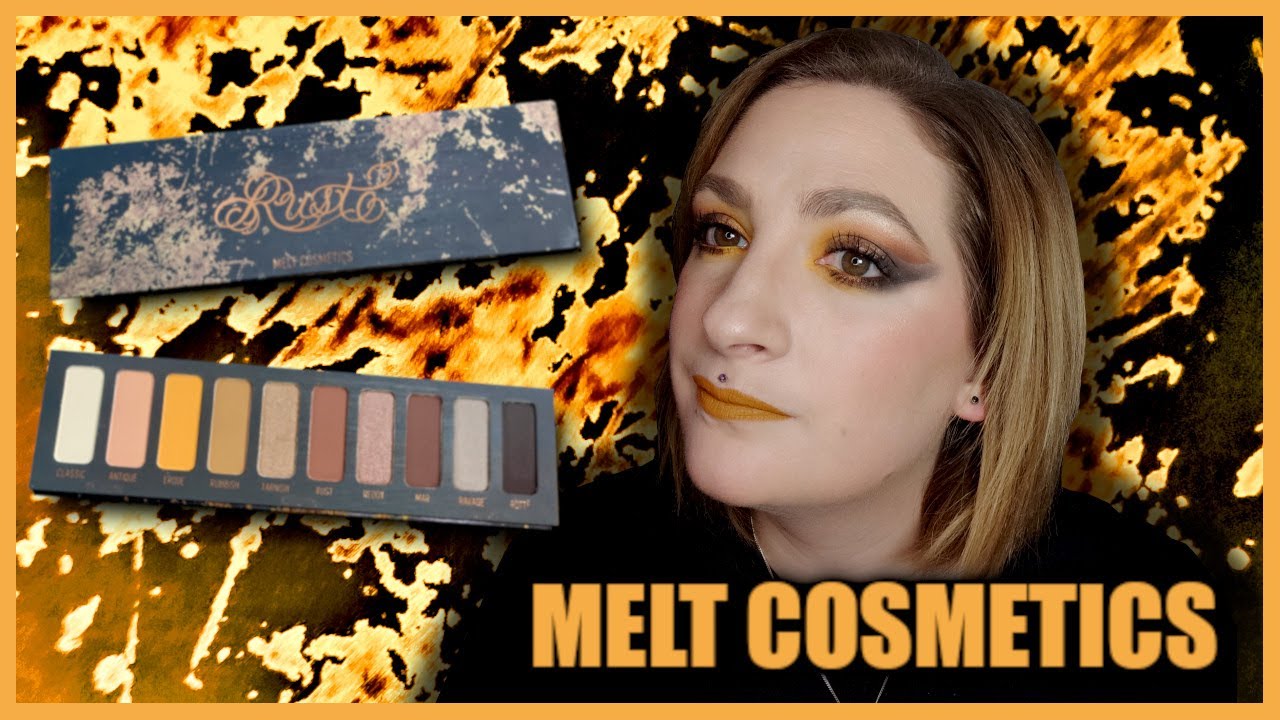 MELT COSMETICS !!! RUST PALETTE/TUTO CUT CREASE - YouTube