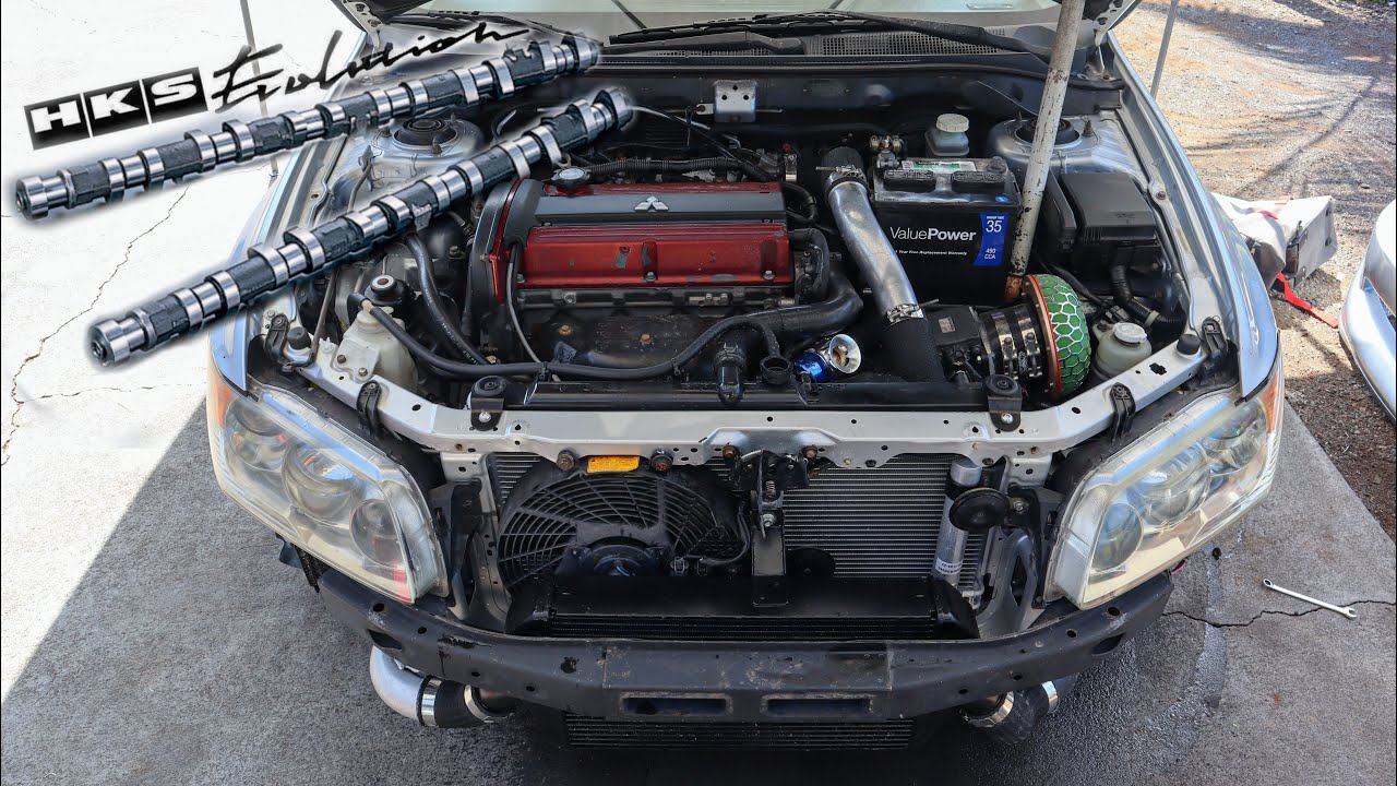 Wife’s Evo 8 gets a Upgraded HKS Cams and New Timing Belt Kit ...