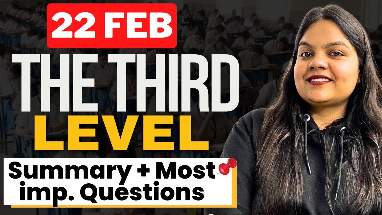 The Third Level Class 12 English (Summary + Most important Questions ...