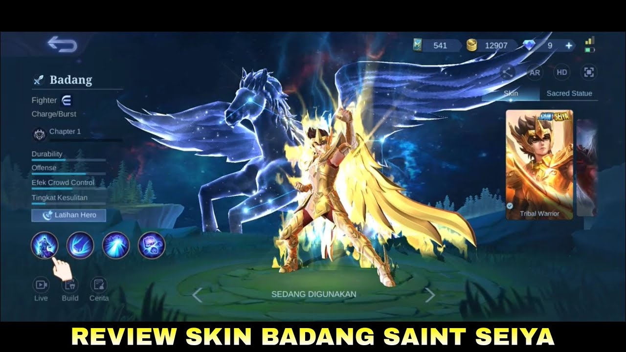 Review Skin Badang Saint Seiya - YouTube