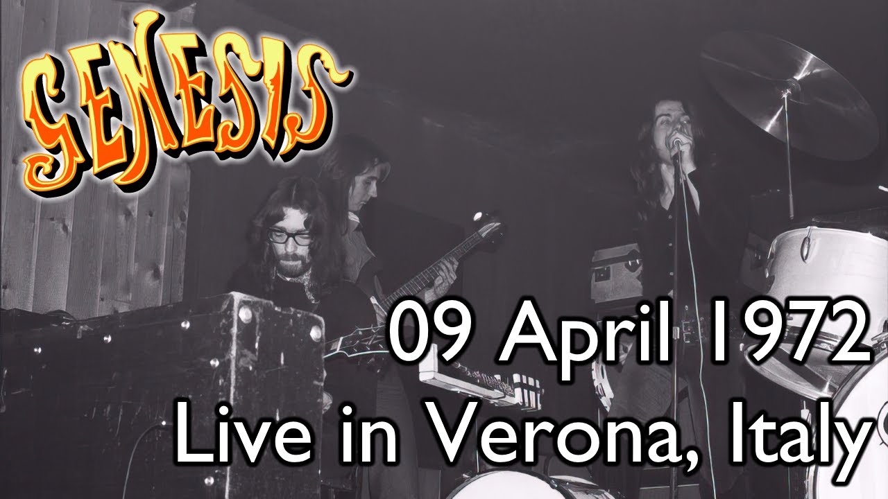 Genesis - Live in Verona, Italy - 09 April 1972 (Early Show) - YouTube ...