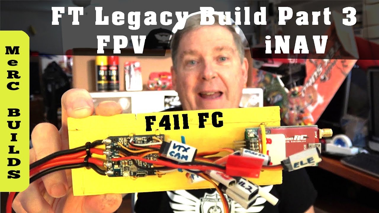 Founders FT Legacy RC Plane Build - Part 3 (FPV iNAV Differential ...