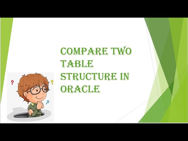 Oracle Sql Plsql Comparing Table Structure In Oracle Oracle Sql Copy