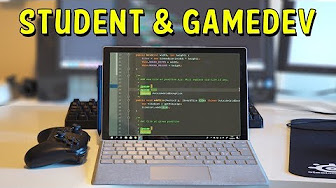 A day in the life of a game dev & student - YouTube