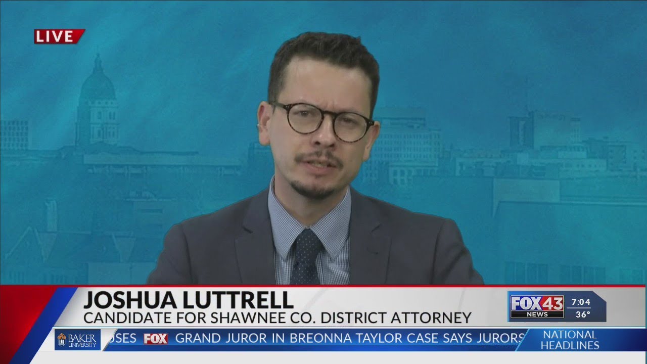 Joshua Luttrell, candidate for Shawnee County District Attorney - YouTube