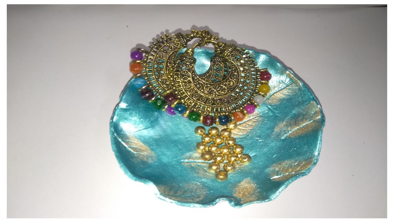 DIY_Clay Tray_Easy Tutorial_AirDry Clay Jewellery Tray.. - YouTube