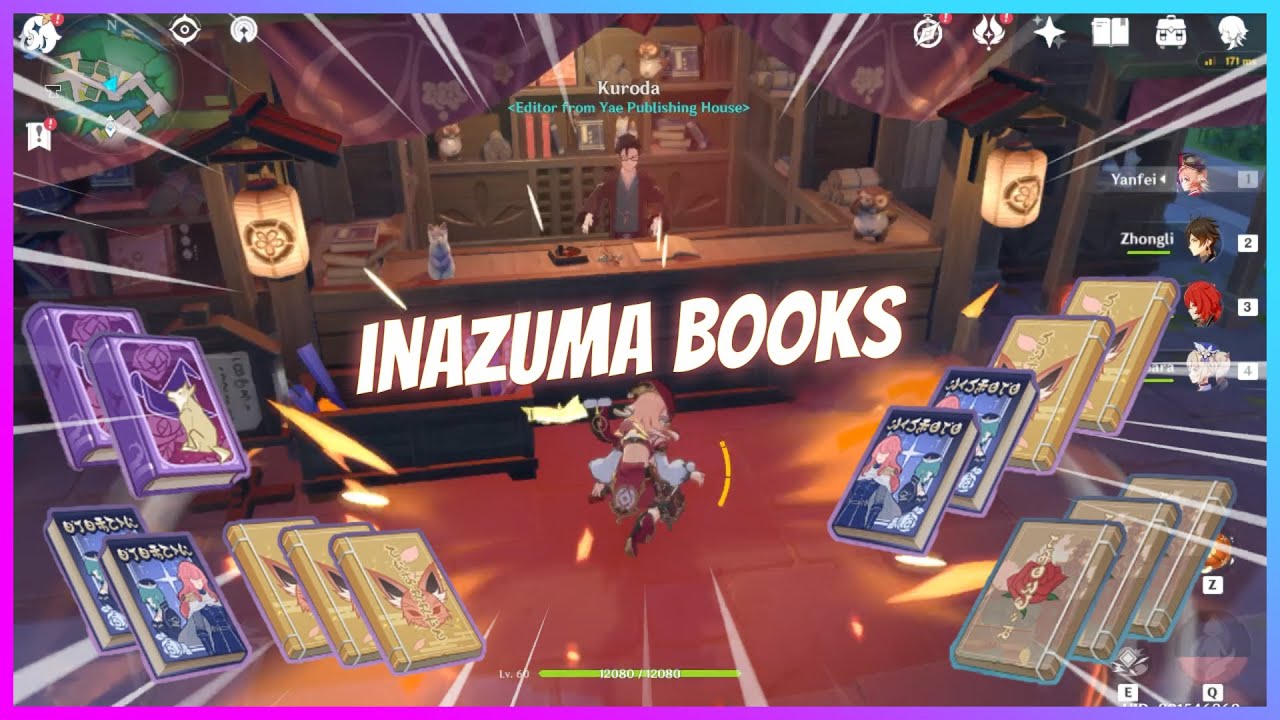 Do you know that Inazuma have many books collection | Genshin Impact # ...