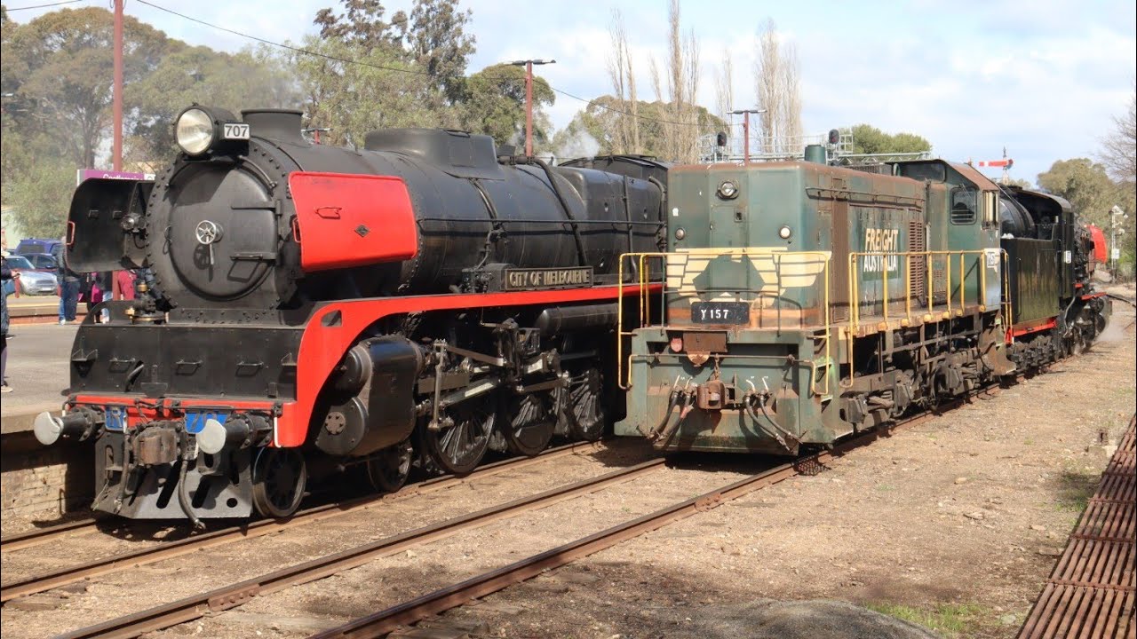 707 operations Slow Rail journey to Maldon (featuring J549 and Y157 ...