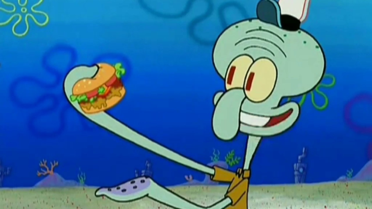 Lula Molusco experimentado pela primeira vez hamburger de Siri (parte 2 ...