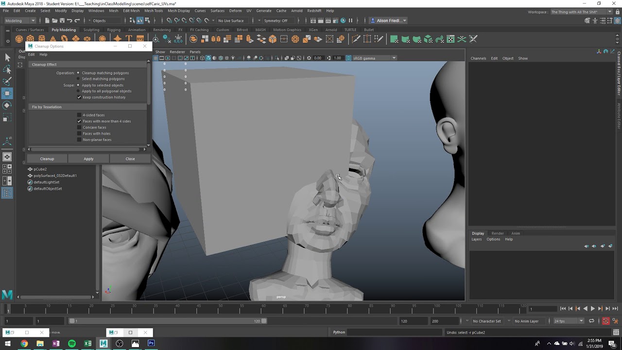 nGon Search in Maya - YouTube