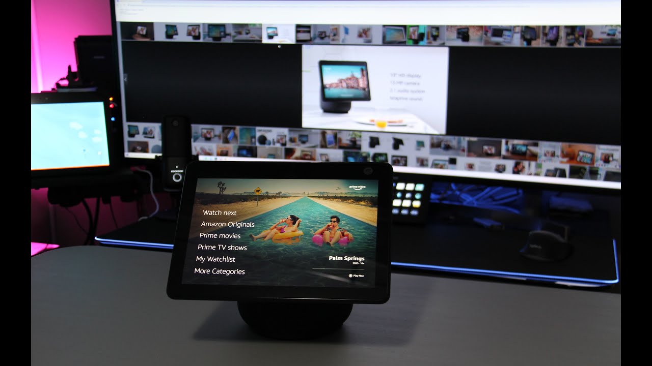 THE ALL NEW AMAZON ECHO SHOW 10 3RD GEN. IS SHE A ROBOT?! - YouTube