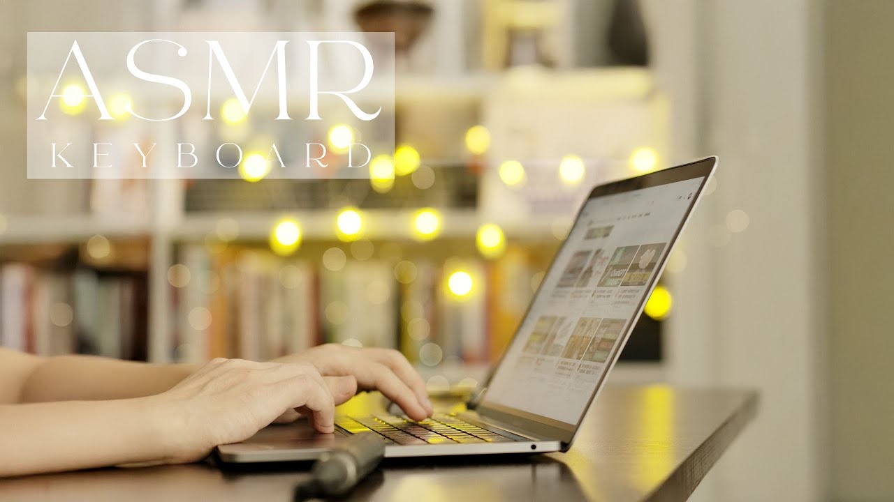 ASMR Extremely Relaxing Keyboard Typing Sounds,keyboard asmr for studing 4K60 - YouTube