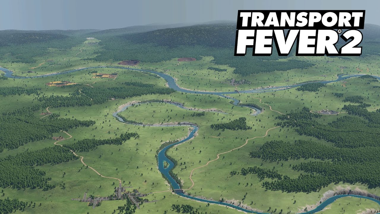 Transport Fever 2 [Mapvorstellung] Hills and Rivers - YouTube