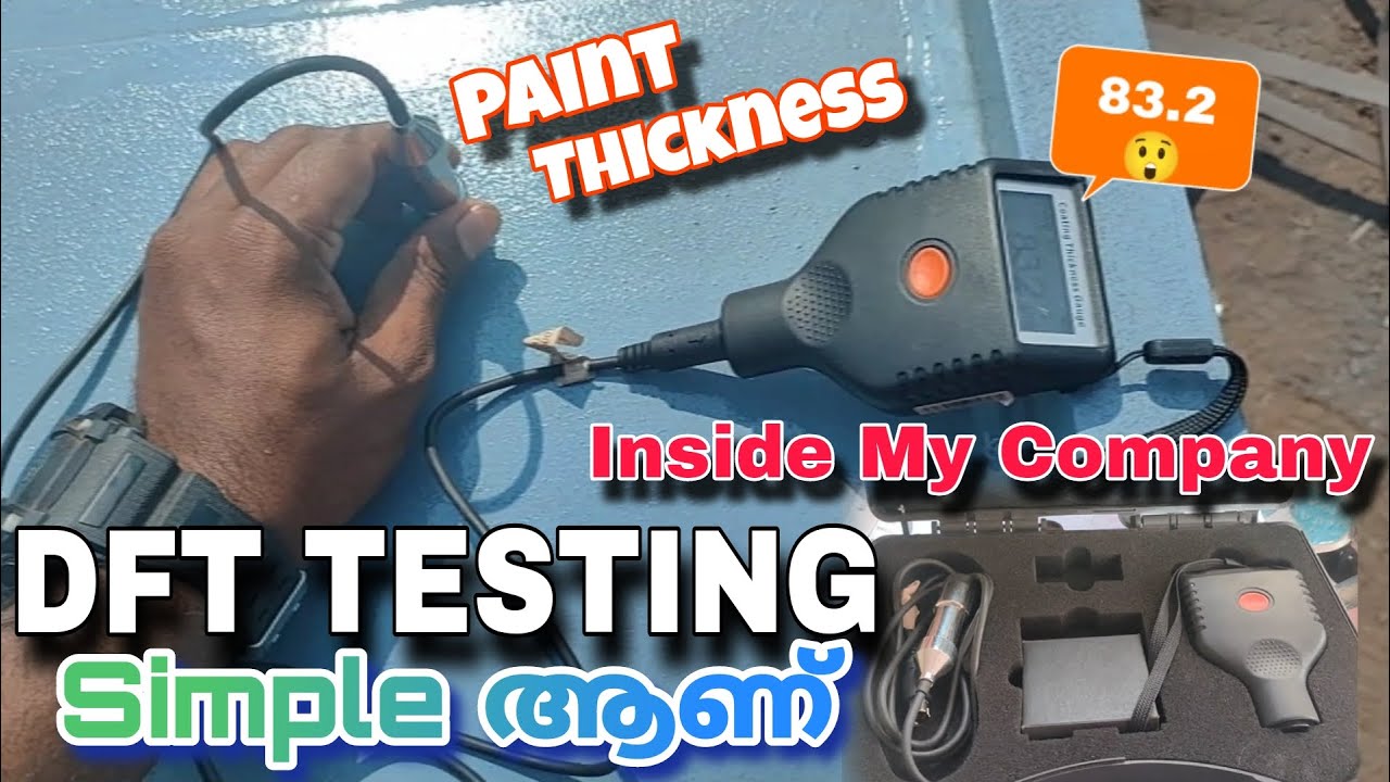 How to find DFT of a Painted Structure | Paint Thickness എങ്ങനെയാ ...