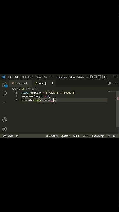 10. What is the output of this JavaScript Code? || Adisma - YouTube