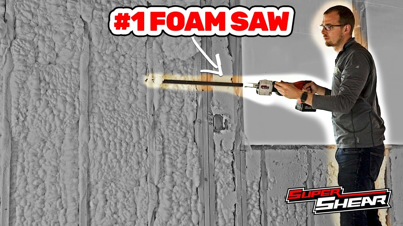 #1 Foam Saw: Complete Trimming Process (The Super Shear Saw & Jeremy ...