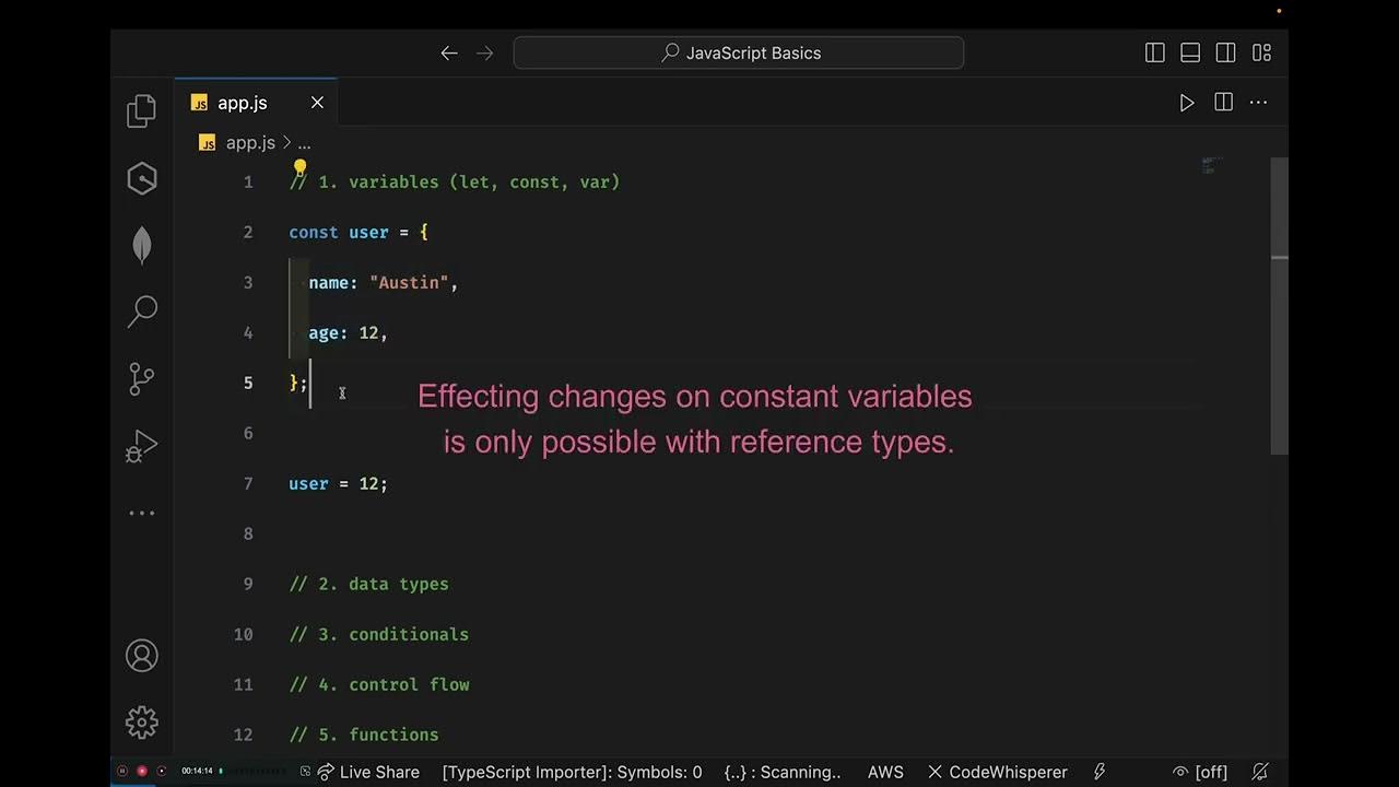 Javascript Variables Part 1 - YouTube