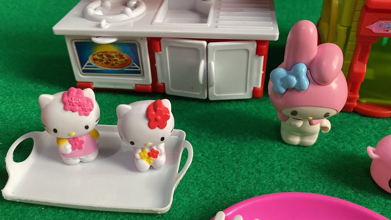 4 Minutes Satisfying with Unboxing Hello Kitty Kitchen Cooking Toys Set ...