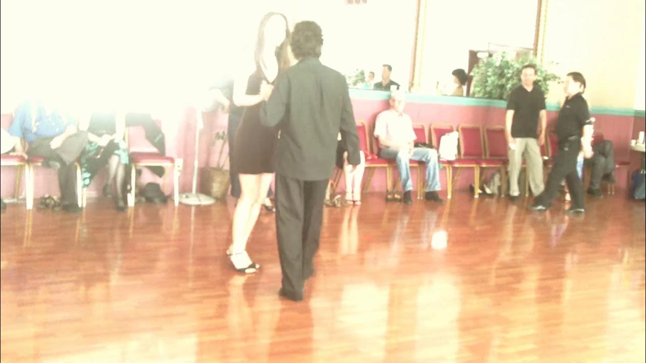 Argentine Tango Steps Review: Back Sacadas- Ochos- Emblishment Cross System Walk 3/16/2014 - YouTube