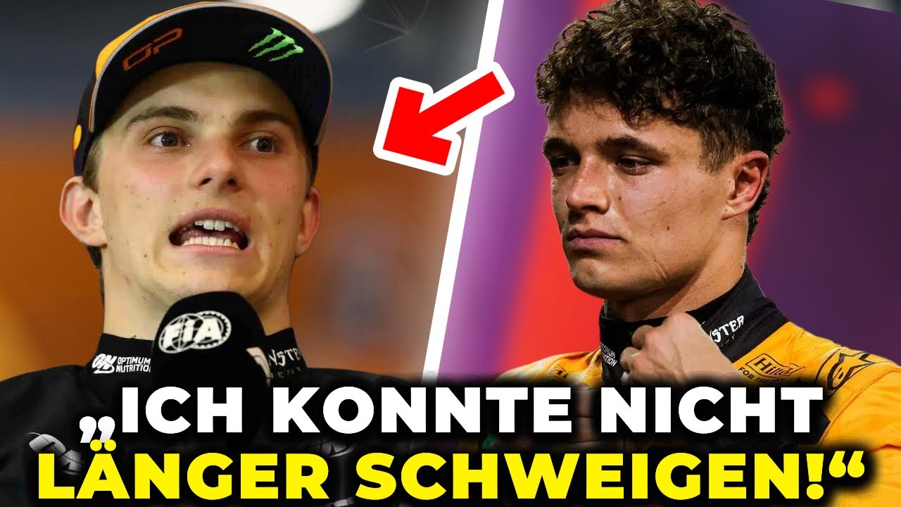 Oscar Piastri sendet Norris eine STARKE BOTSCHAFT und macht ihn ...
