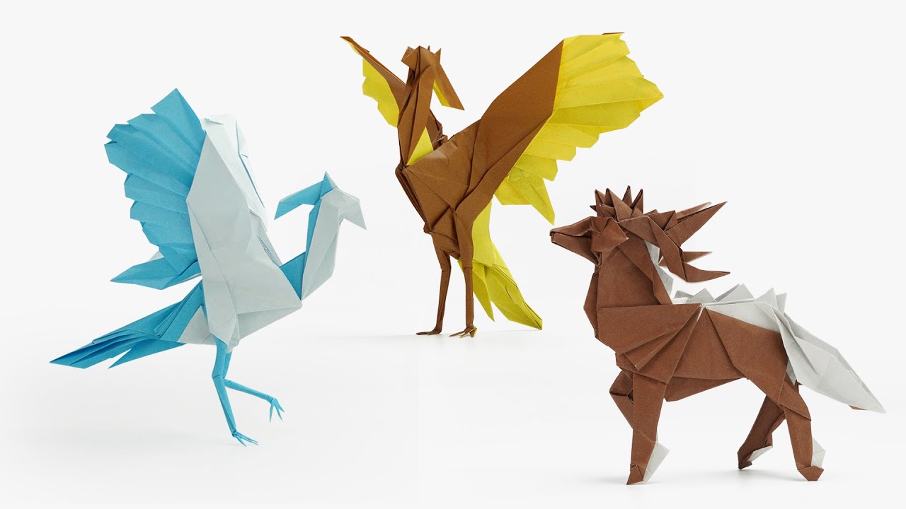 Origami Liyue immortals(Genshin Impact) #手工 #折纸 #origami - YouTube