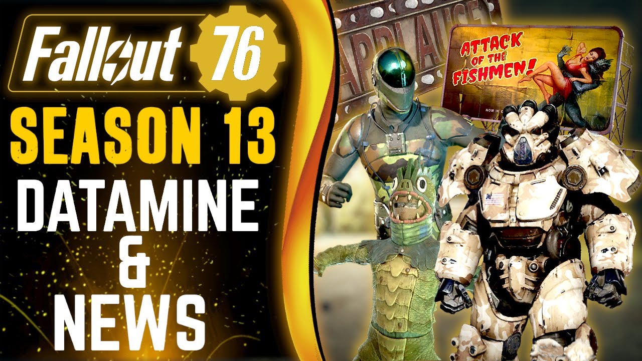 Fallout 76 - Season 13 IMPORTANT NEWS & INFO!!! All Datamined Rewards ...