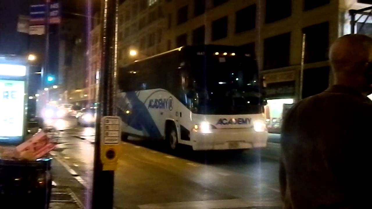 Academy Bus Lines Motor Coach Industries (MCI) J4500 #1447 - YouTube