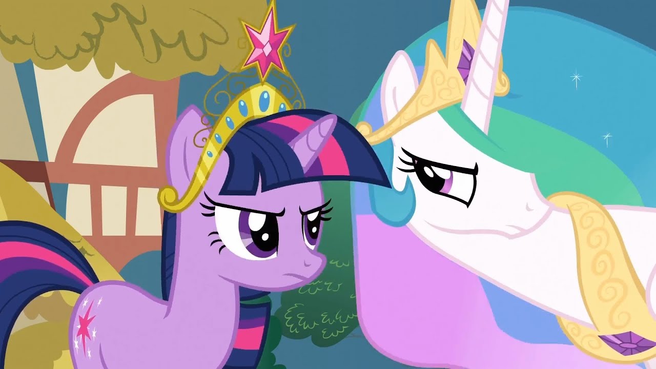 Princess Celestia - I'll leave the Elements of Harmony with you ...