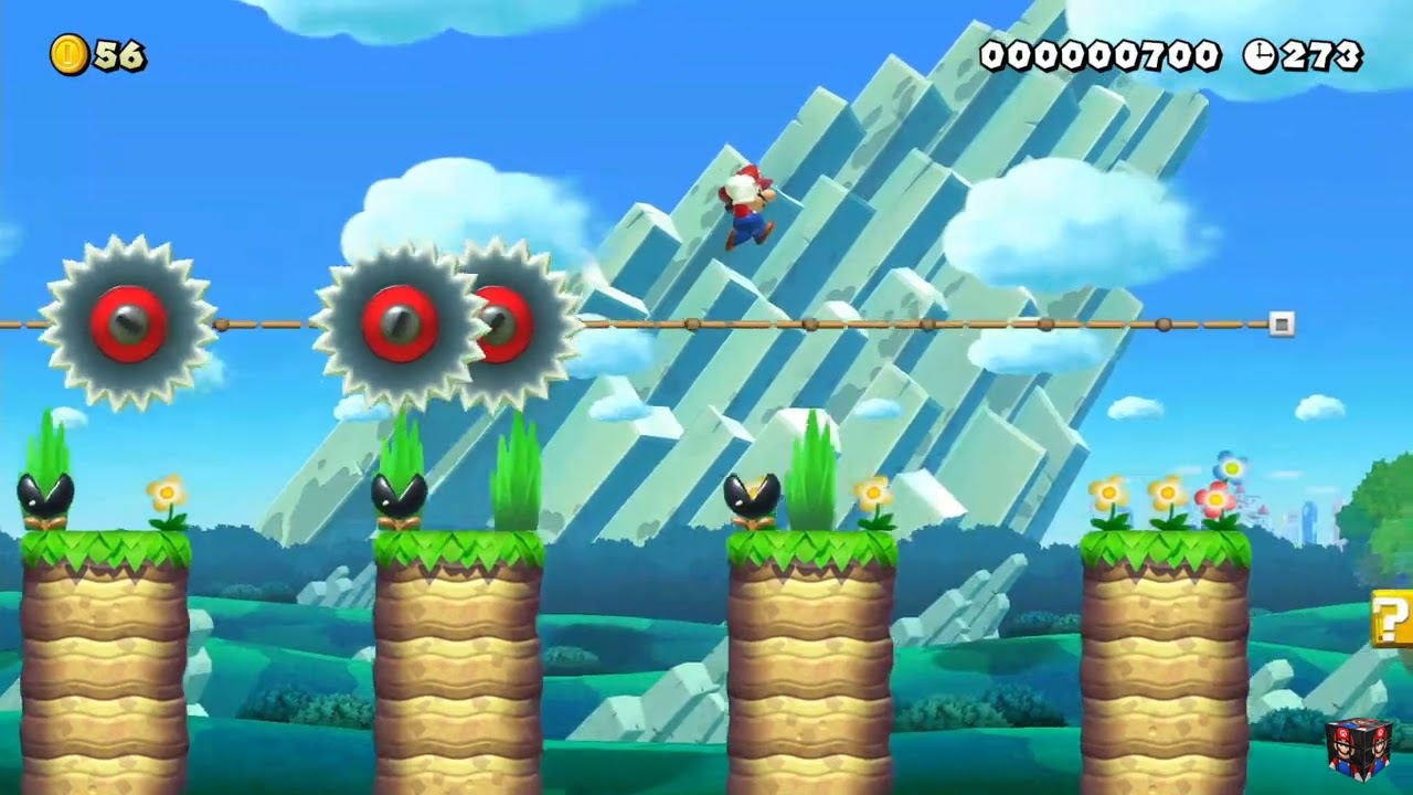 Mario World 1-59 - Hard jump 4 - YouTube