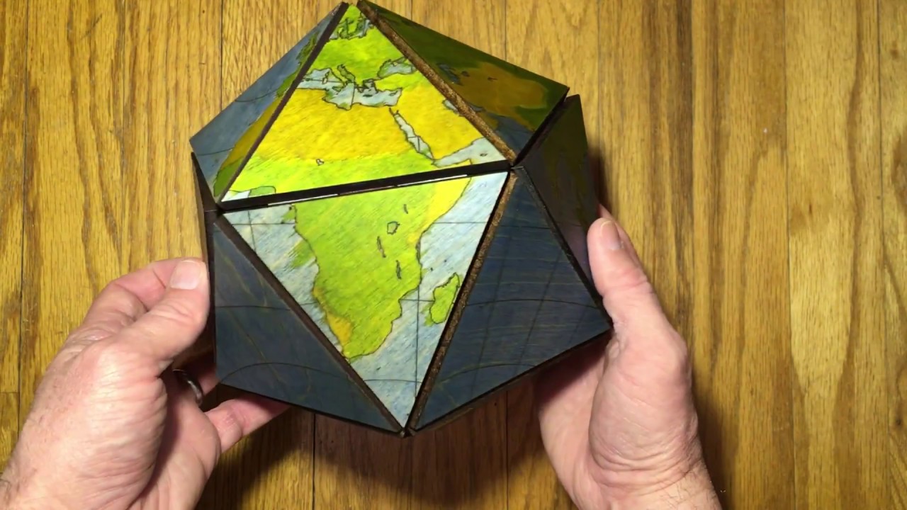 Foldable Dymaxion Globe - YouTube