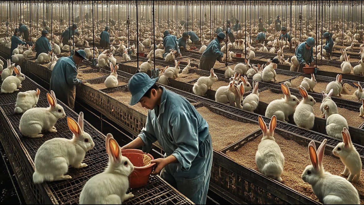 Chinese Farmers Are Using This Method To Raise And Process The Meat Of ...