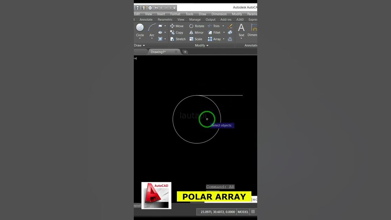 Polar Array In AutoCAD short YouTube polar-array-in-autocad-short-youtube