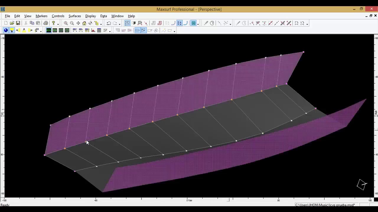 DEMOSTRACIÓN SOFTWARE MAXSURF DISEÑO DEL BUQUE - YouTube