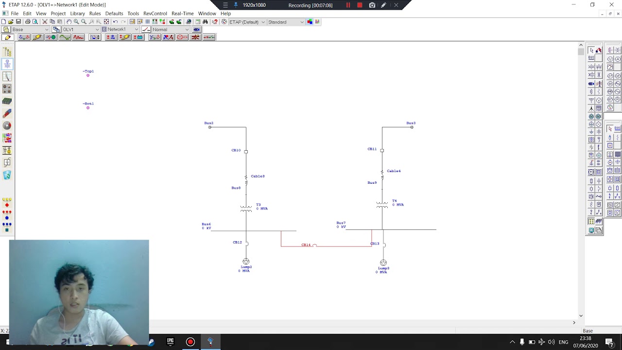 Tutorial Membuat Single Line Diagram dengan software Etap 12.6.0 Modul ...