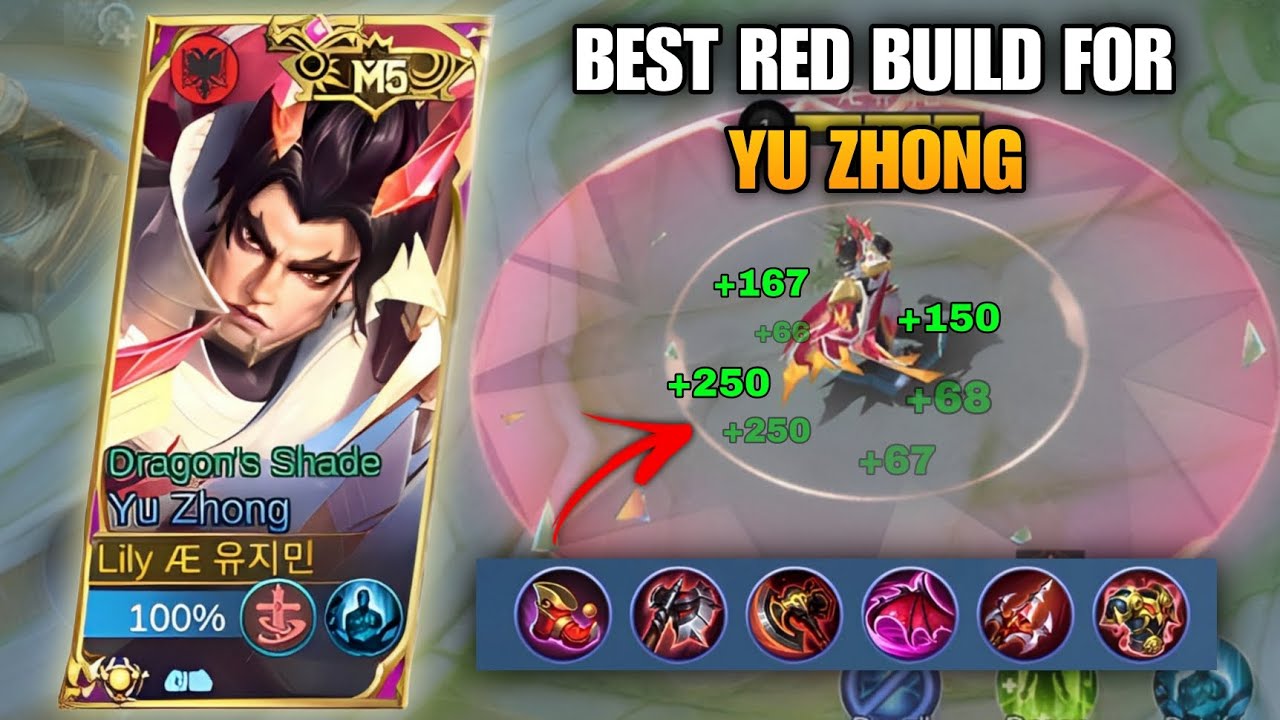 THIS RED BUILD IS THE BEST BUILD SUSTAIN FOR YU ZHONG(MUST TRY ...
