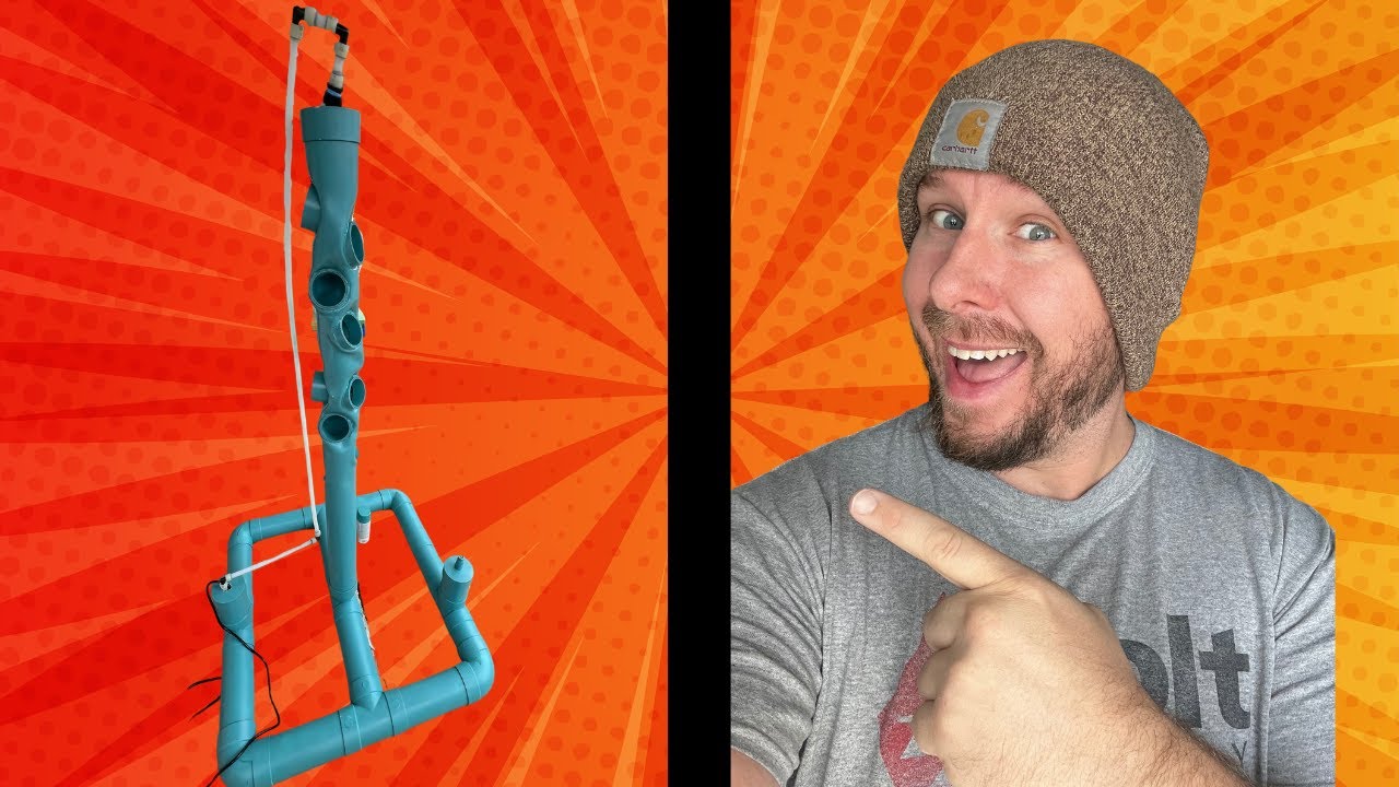 DIY Hydroponic Garden Tower Part 2! Water Lines & Fixing leaks. - YouTube