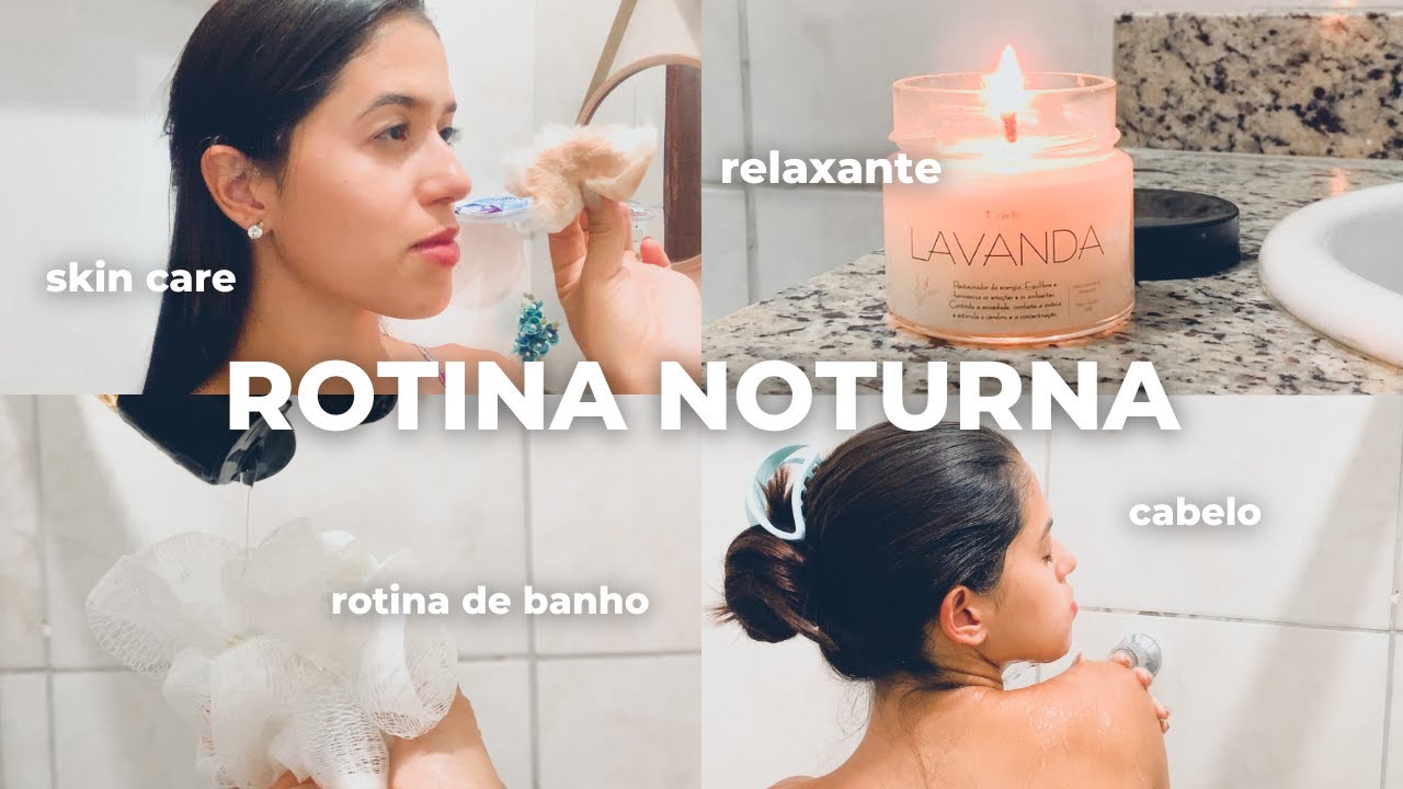 ROTINA NOTURNA PÓS TRABALHO - rotina de banho, skin care, cuidados com ...