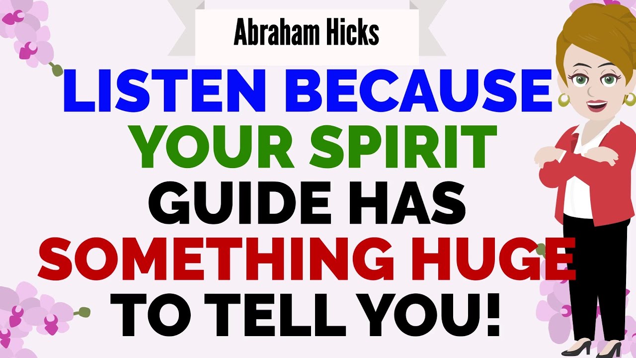 LISTEN BECAUSE YOUR SPIRIT GUIDE HAS SOMETHING HUGE TO TELL YOU !🙏 ...