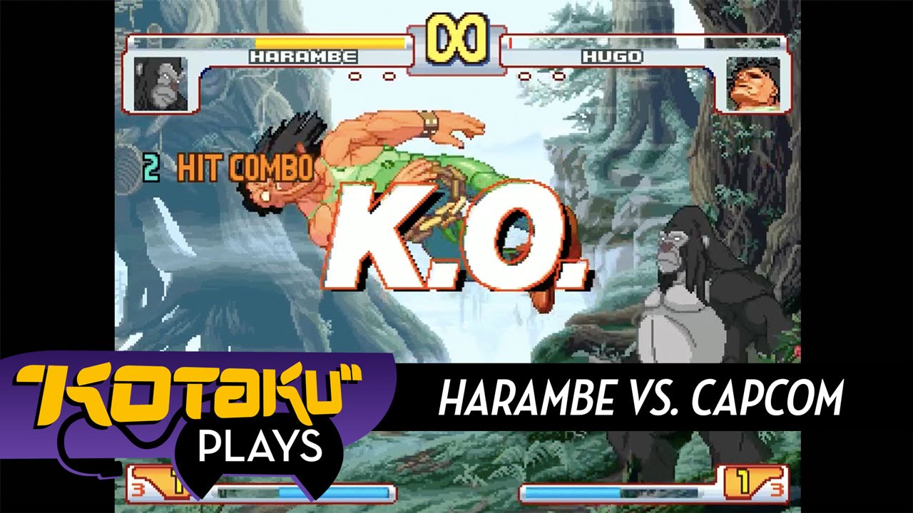 Someone Put Harambe In A Fighting Game - YouTube
