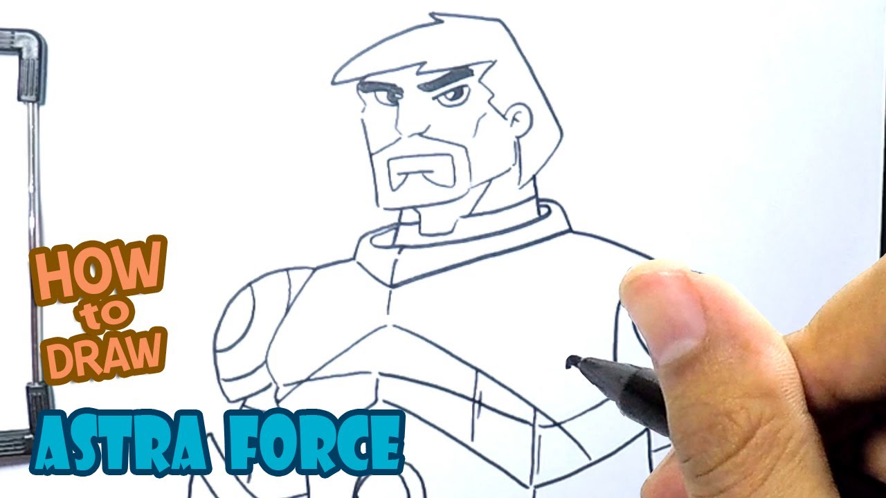 How to Draw Astra Force Step by Step - YouTube