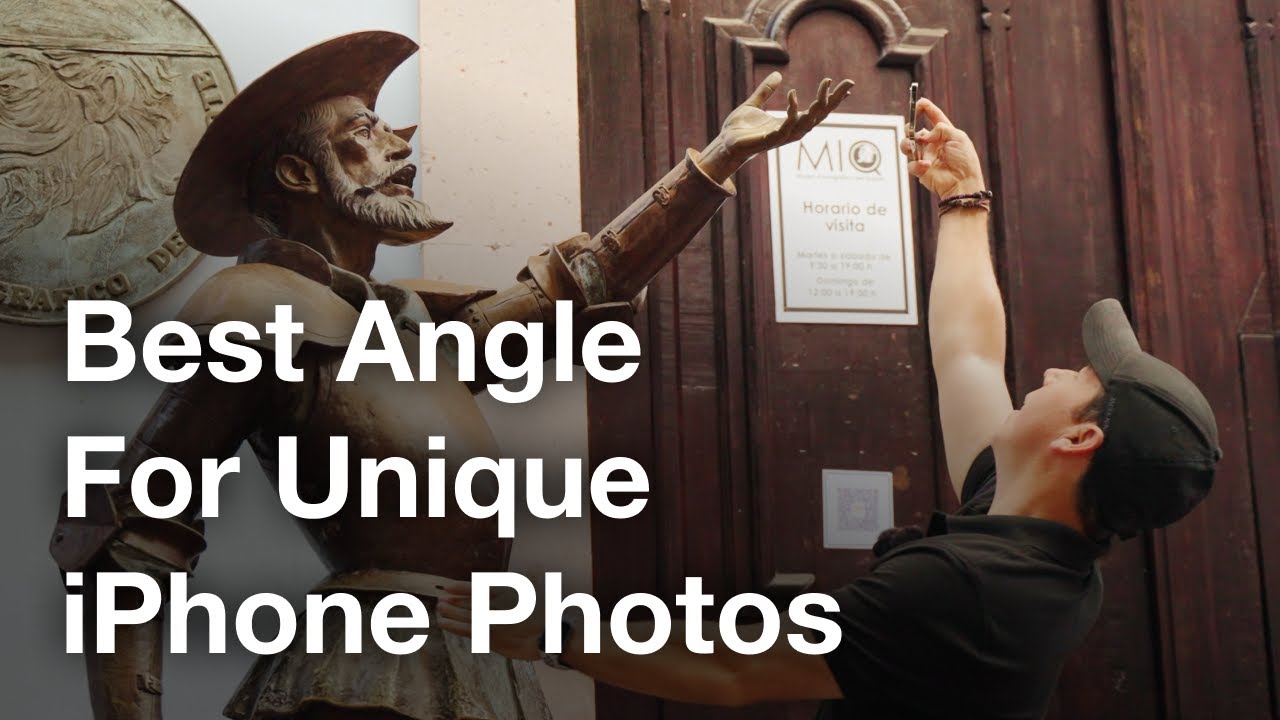 Finding The Best Angle For Unique iPhone Photos - YouTube
