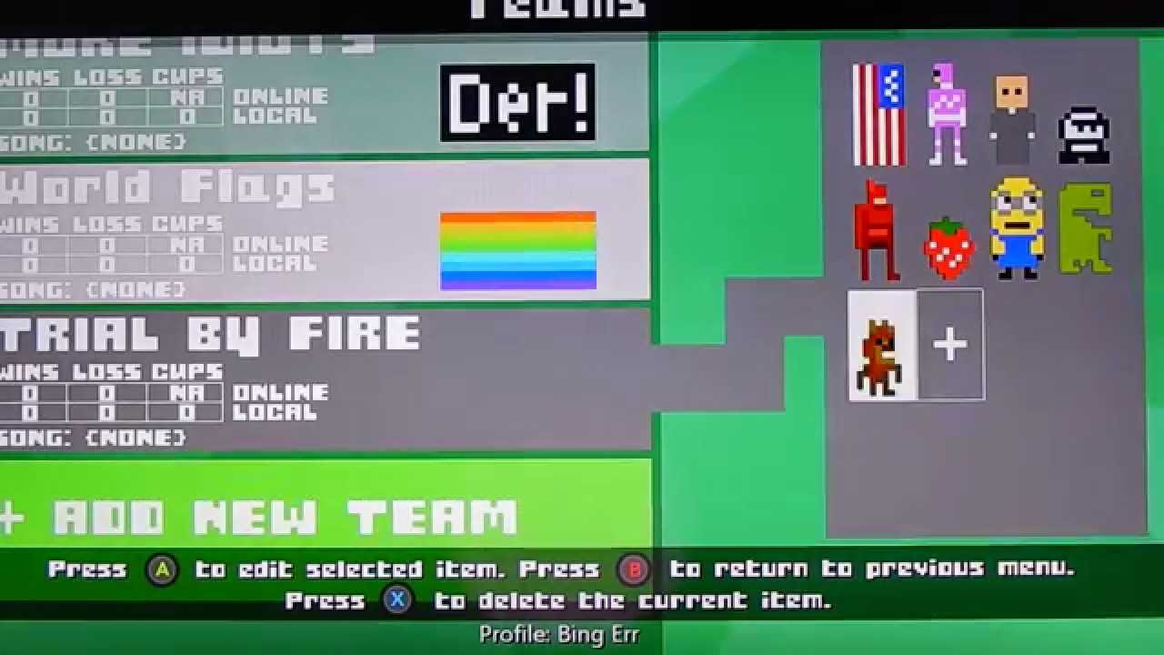 #IDARB Create a team Add characters Play Local game - YouTube
