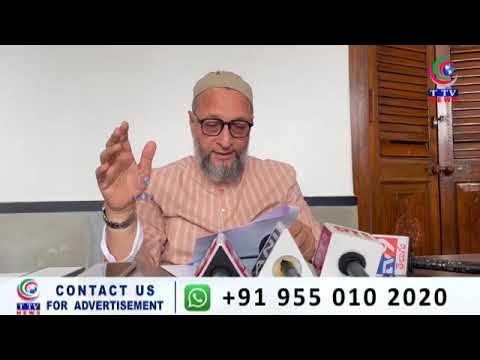 RSS has always tried to destroy Waqf Board allages AIMIM Chief Asaduddin Owaisi - YouTube